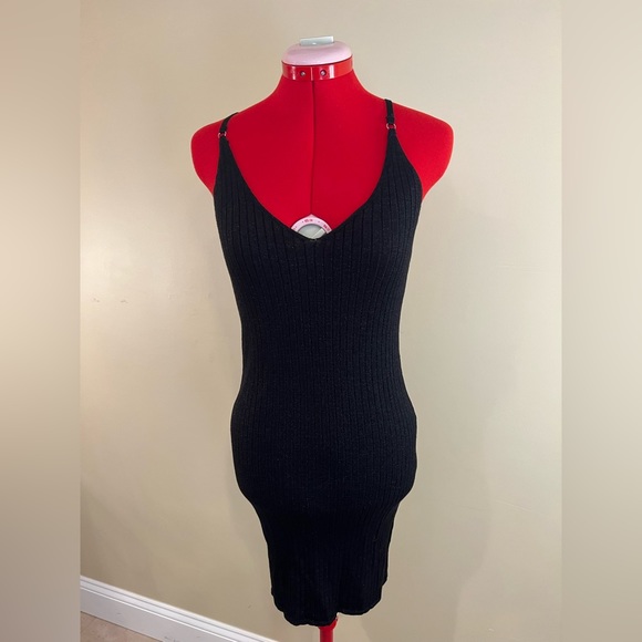 Garage | Dresses | Garage Black Glitter Knit Dress | Poshmark